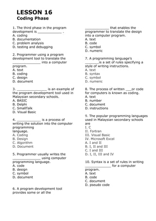 Cd ict-worksheet-la5-form-5 | PDF