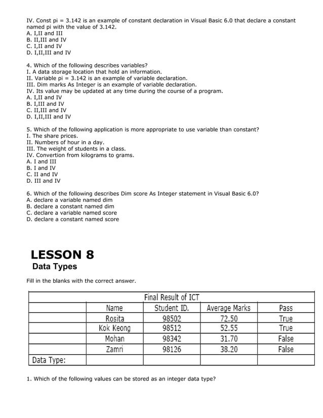 Cd ict-worksheet-la5-form-5 | PDF