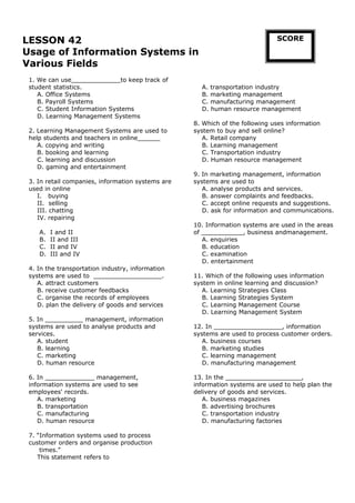Cd ict-worksheet-la6-form-5 | PDF
