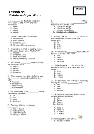 Cd ict-worksheet-la6-form-5 | PDF