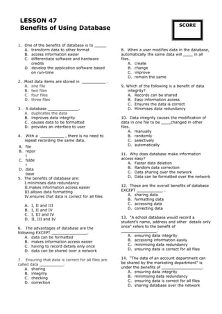 Cd ict-worksheet-la6-form-5 | PDF