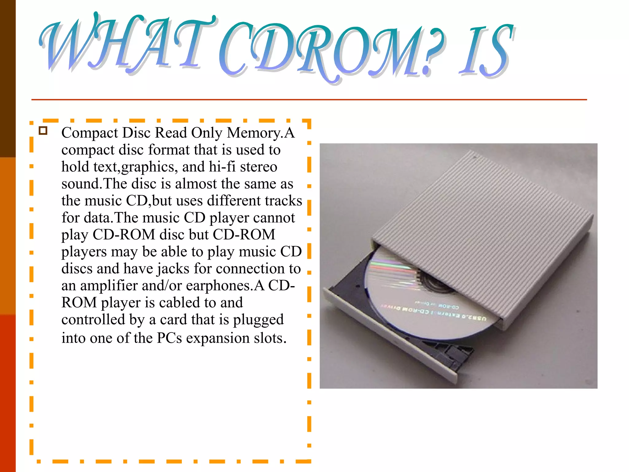 Cd rom | PPT
