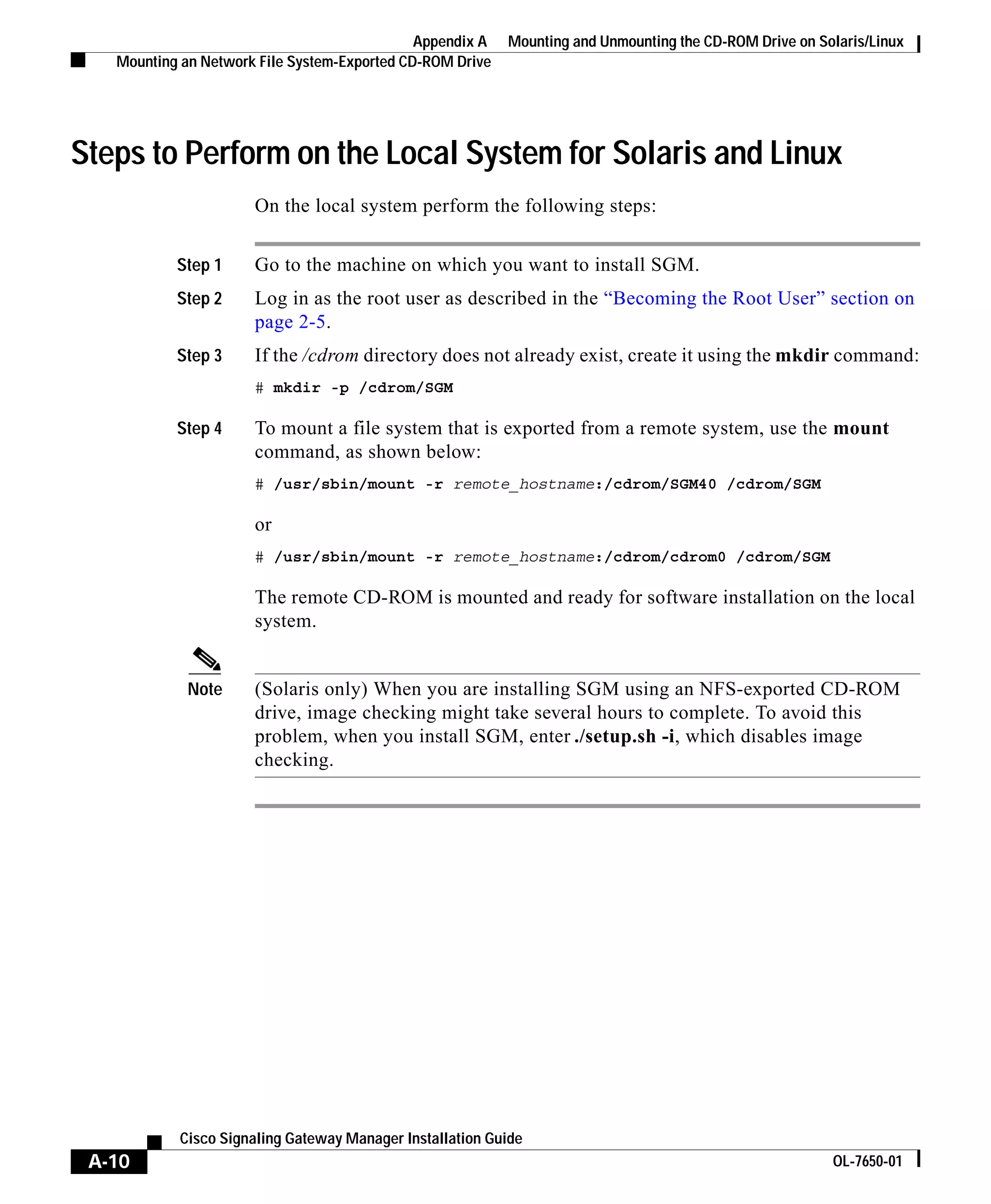 Cd rom mounting and unmounting the cd-rom driver on solaris-linux | PDF | Operating Systems ...