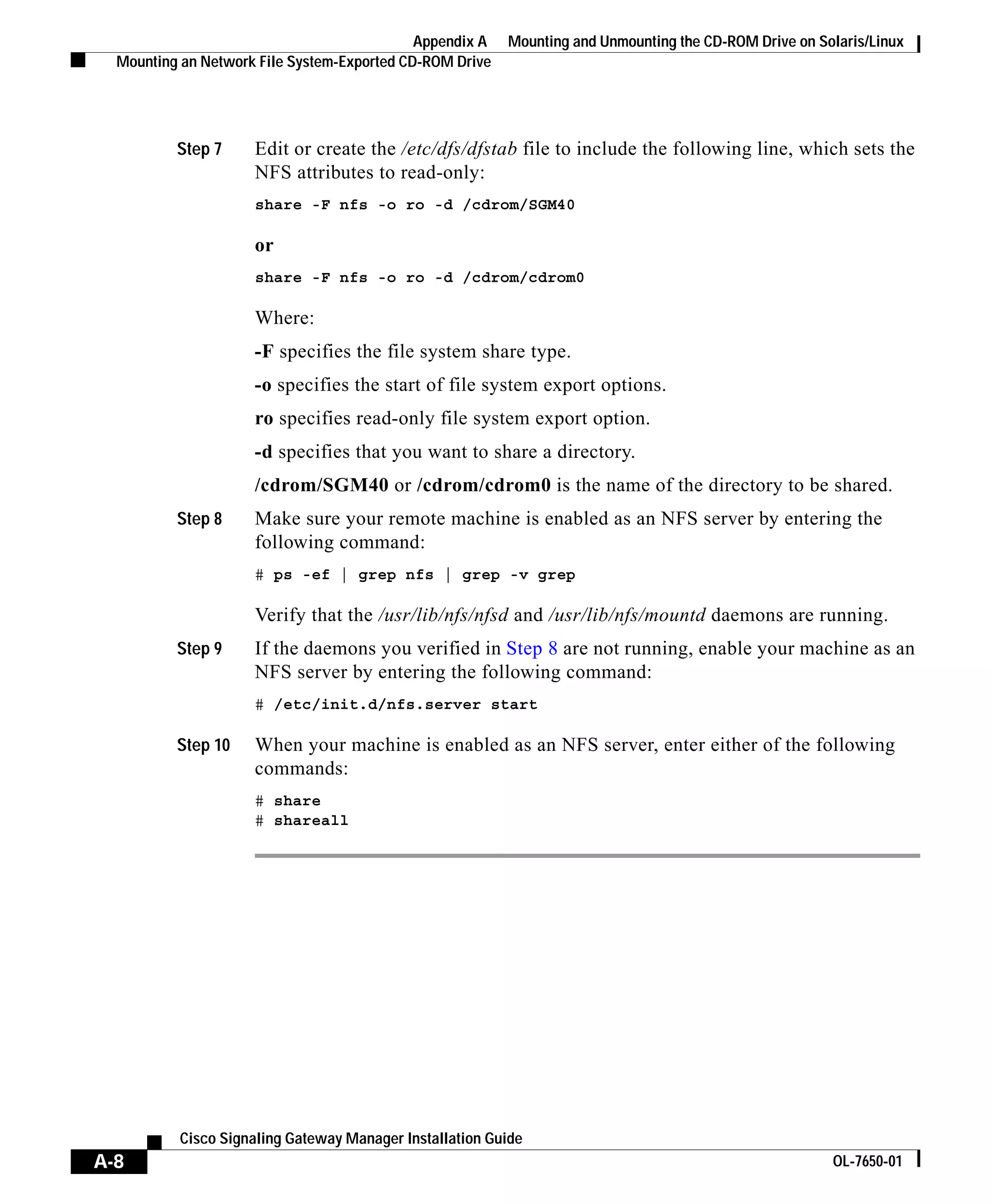 Cd rom mounting and unmounting the cd-rom driver on solaris-linux | PDF