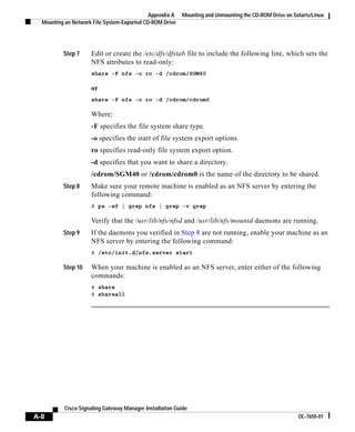 Cd rom mounting and unmounting the cd-rom driver on solaris-linux | PDF ...