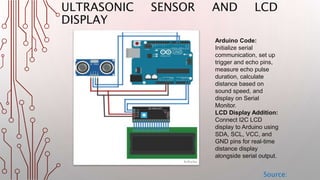 Discover How to Interface Ultrasonic Sensors with Arduino for Distance Measurement. | PPTX