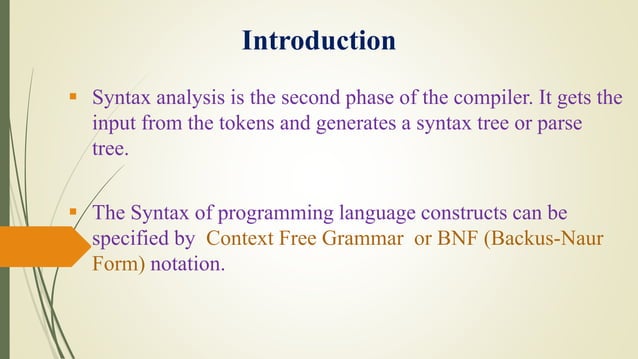 Compiler Design Lectures Unit 2 Stpptx Programming Languages Computing