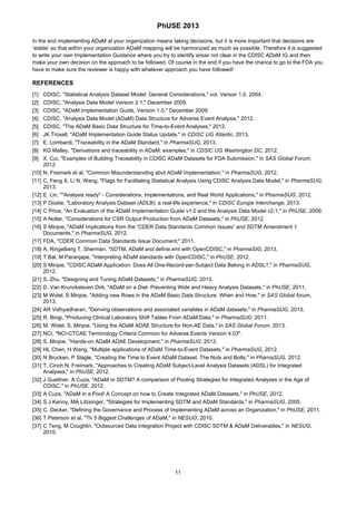 Interpreting CDISC ADaM IG through Users Interpretation | PDF