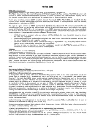 Interpreting CDISC ADaM IG through Users Interpretation | PDF