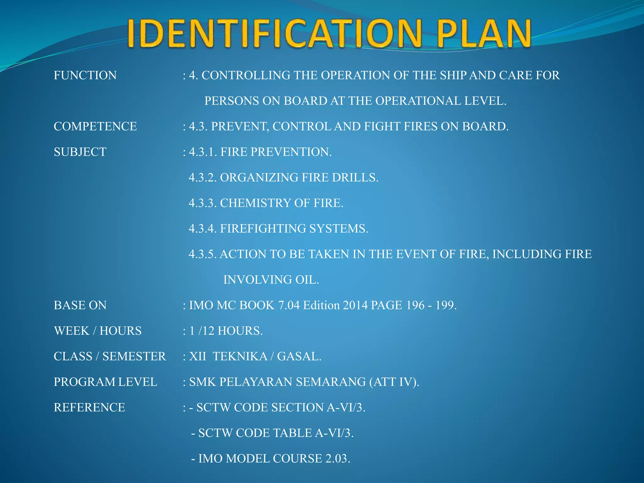 CD#0160 Basic Fire Fighting | PPTX