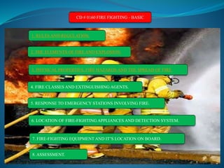 CD#0160 Basic Fire Fighting | PPTX