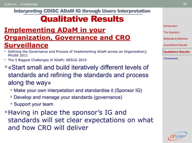 INTERPRETING CDISC ADaM IG THROUGH USERS INTERPRETATION | PDF