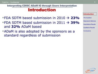 INTERPRETING CDISC ADaM IG THROUGH USERS INTERPRETATION | PDF