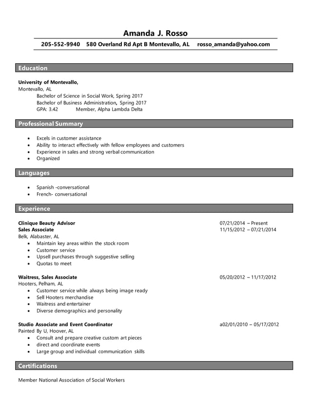 Amanda Rosso Master Resume | DOCX