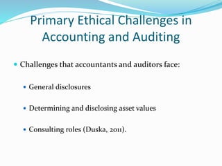 Week 1 Ethical Behavior and Theory in Accounting | PPTX