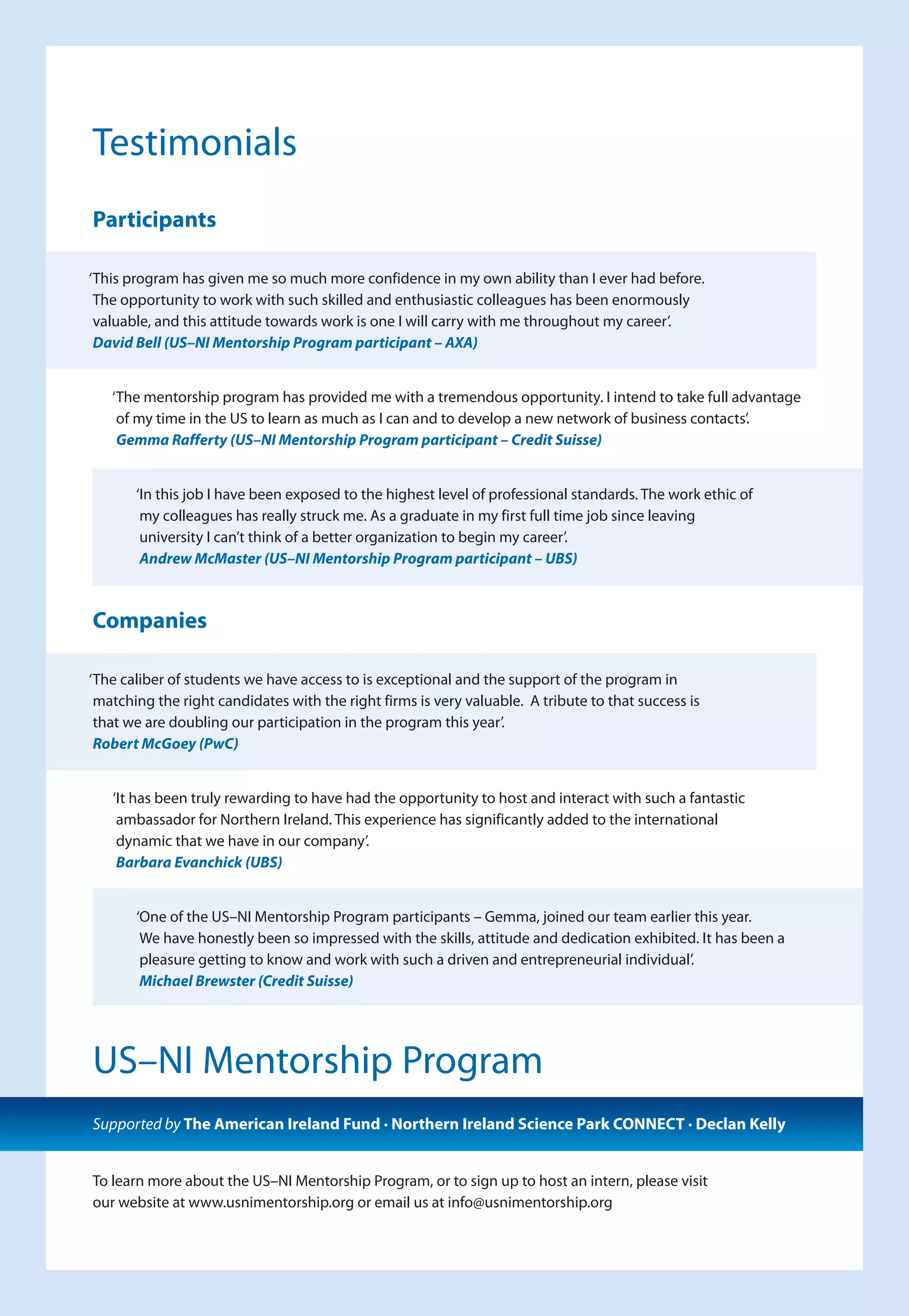 USNI-Mentorship-Program-Brochure | PDF
