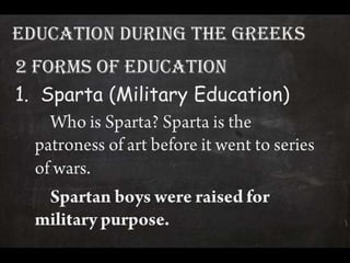 Greek Education | PPTX