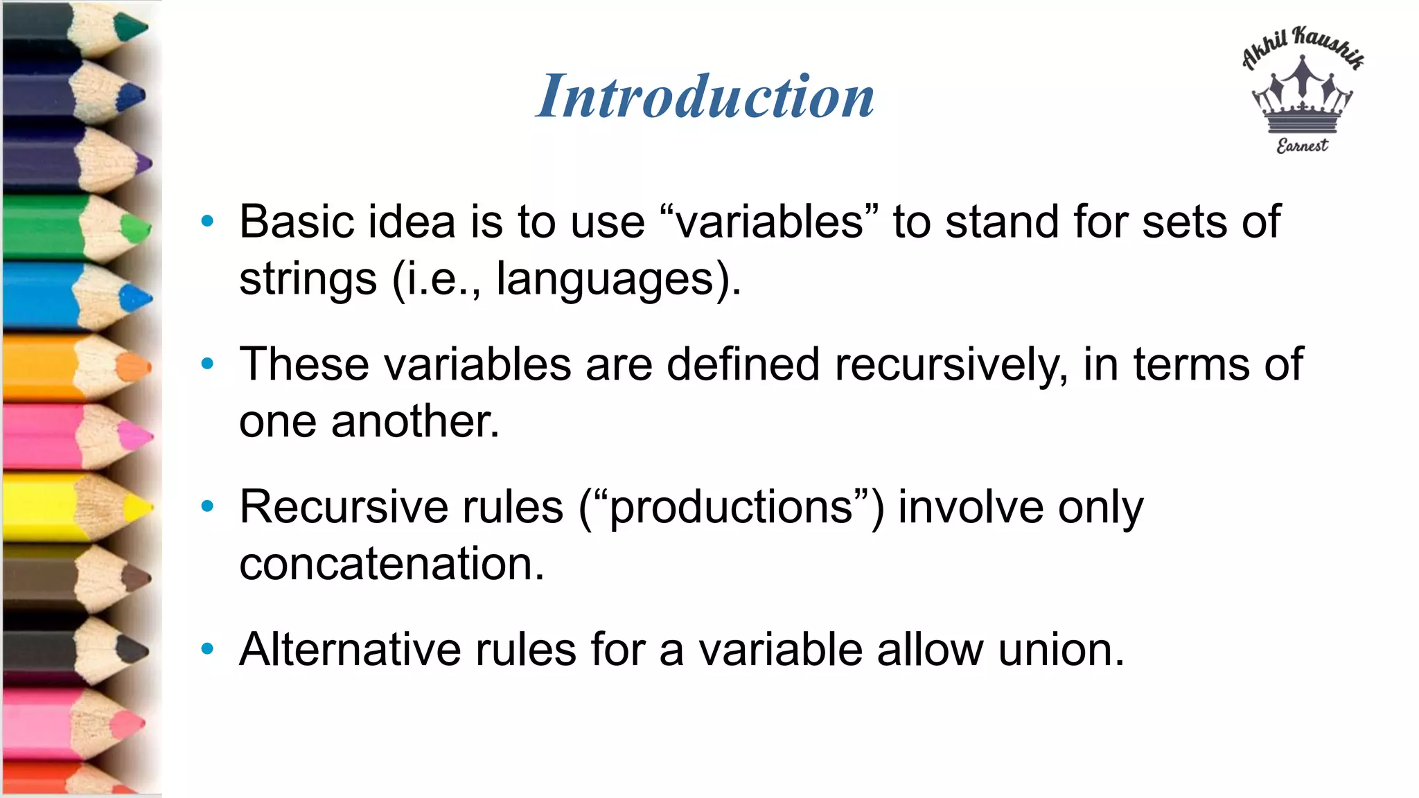 Context Free Grammar | PPTX