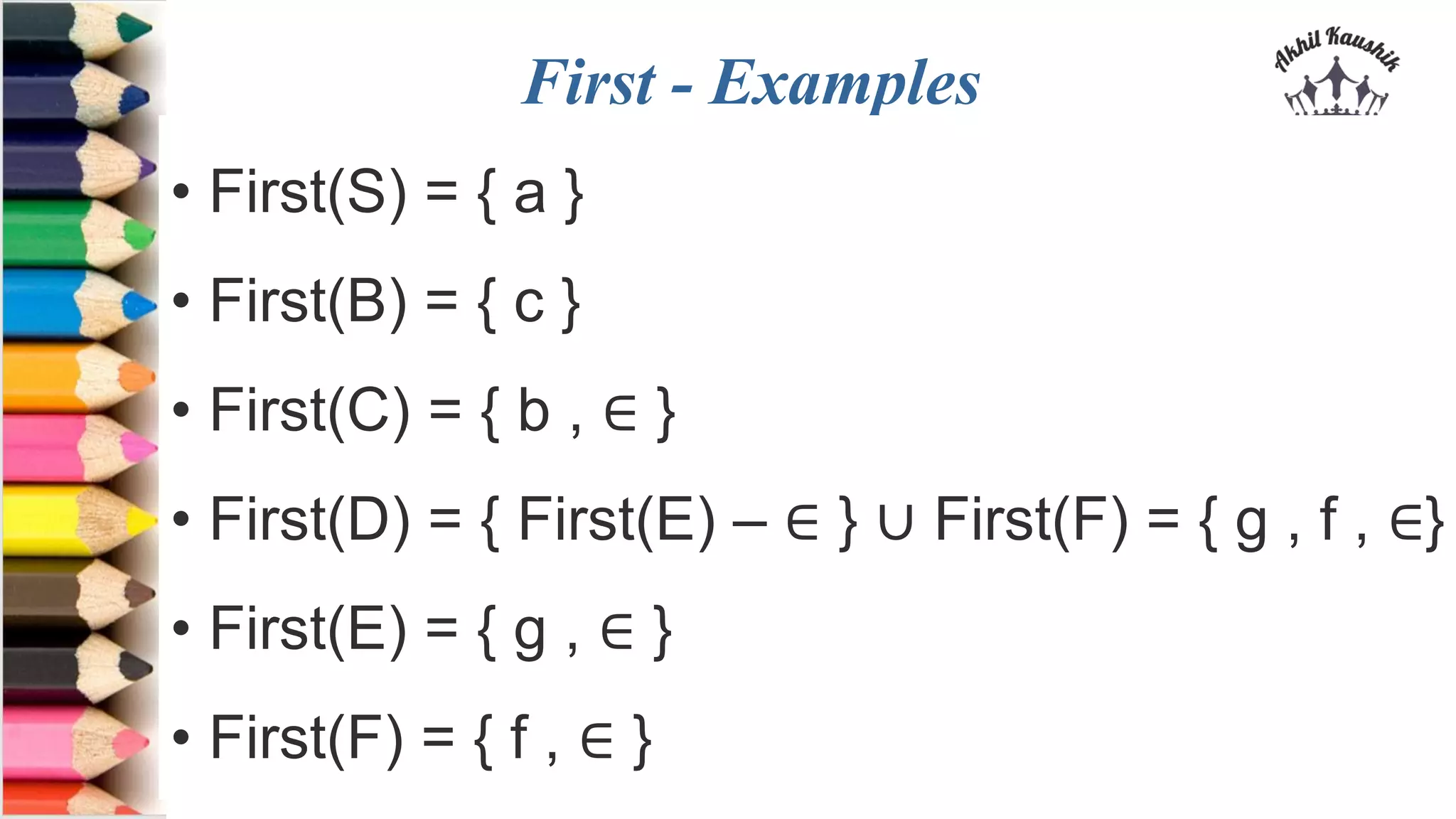 Parsing in Compiler Design | PPT Parsing in Compiler Design | PPT