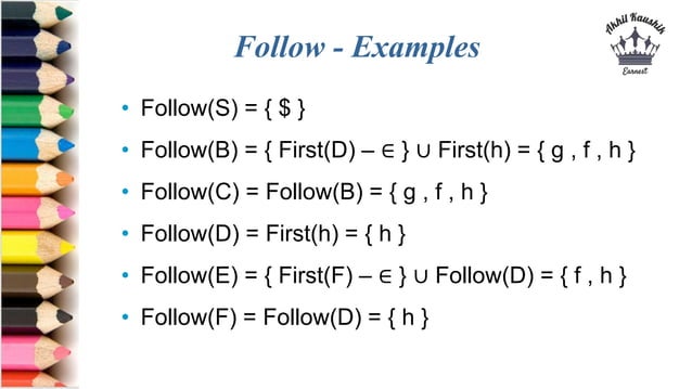 Parsing in Compiler Design | PPTX