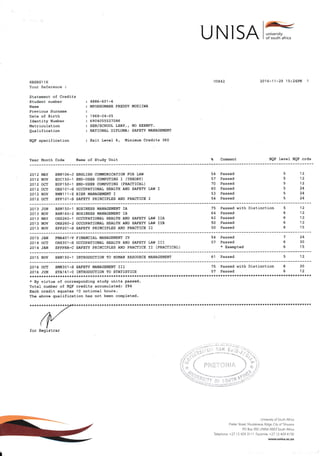 safety management academic final results | PDF