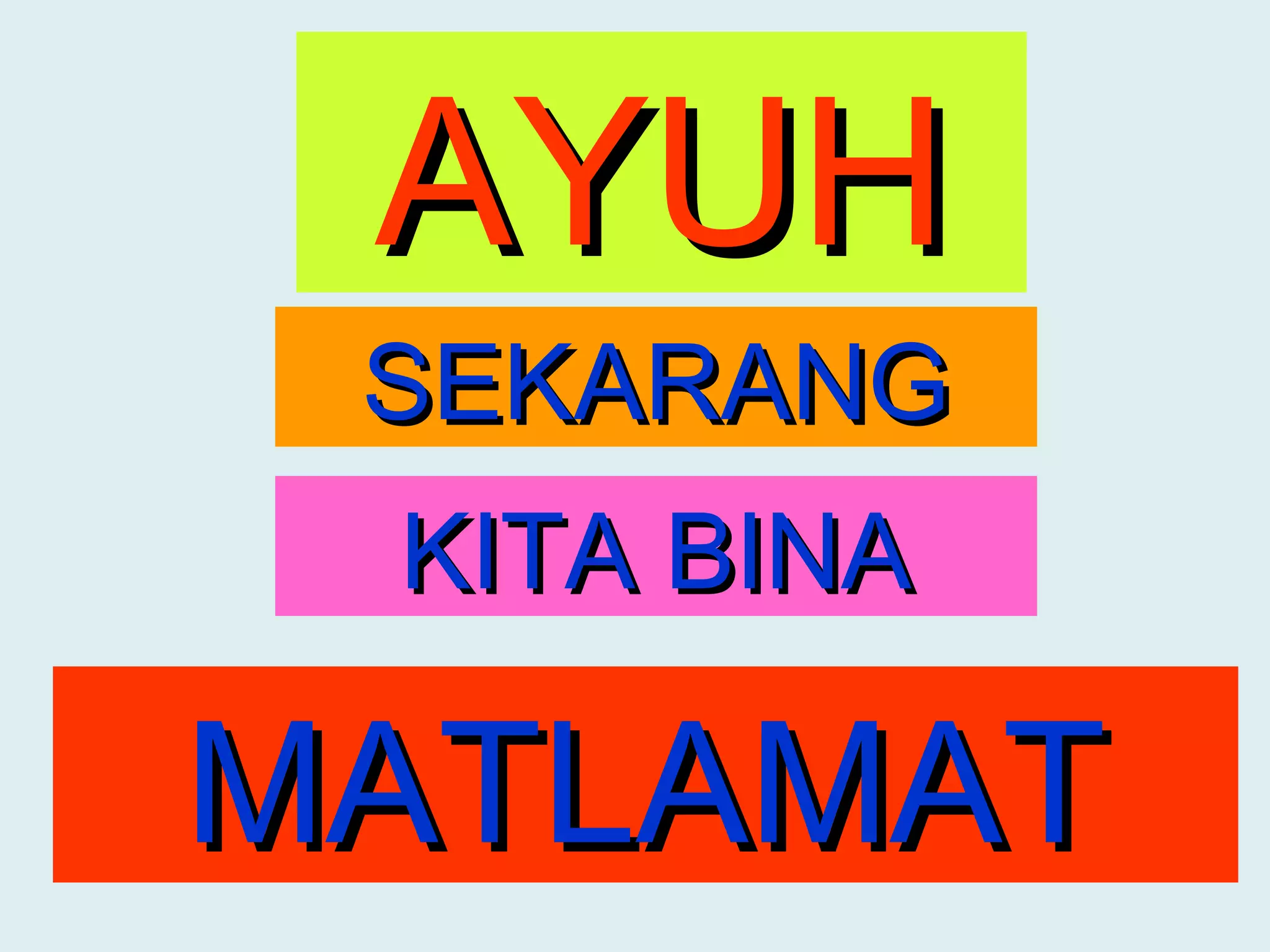Cd 1 bagimana membina matlamat | PPT