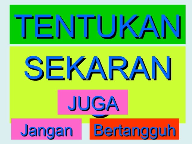 Cd 1 bagimana membina matlamat | PPT