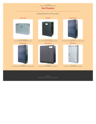 Reliable OSHPD Certified Lighting Inverter | Perfect Power Systems | PDF