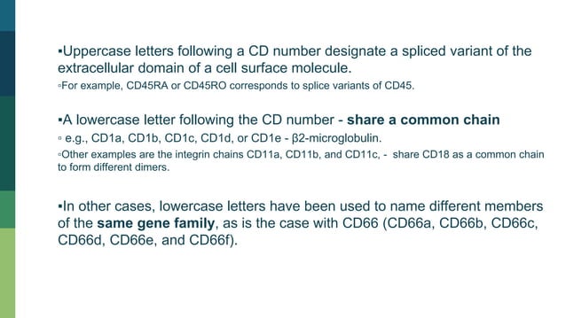 Cluster of differentiation | PPTX