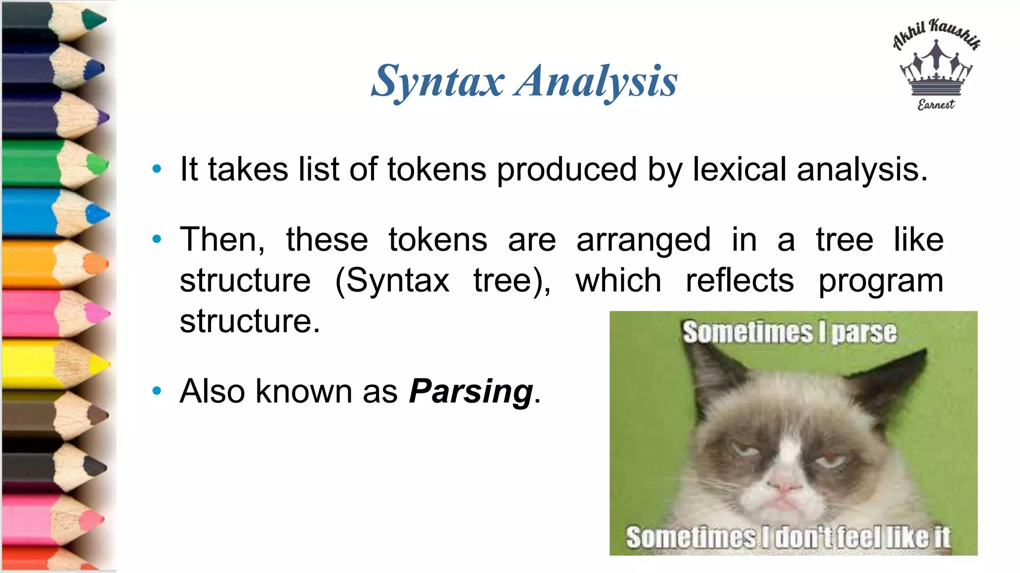 Phases of compiler | PPTX