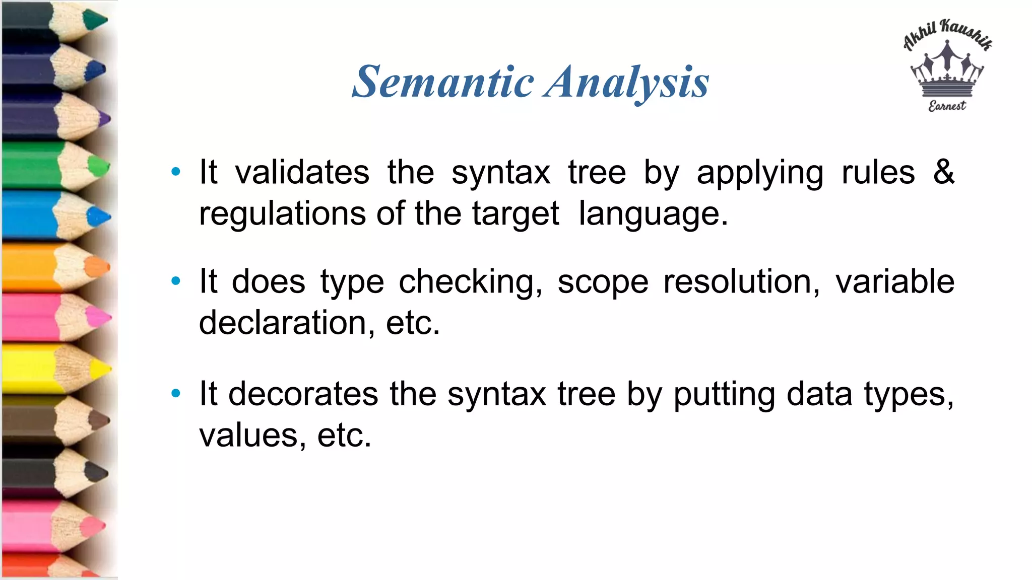 Phases of compiler | PPTX