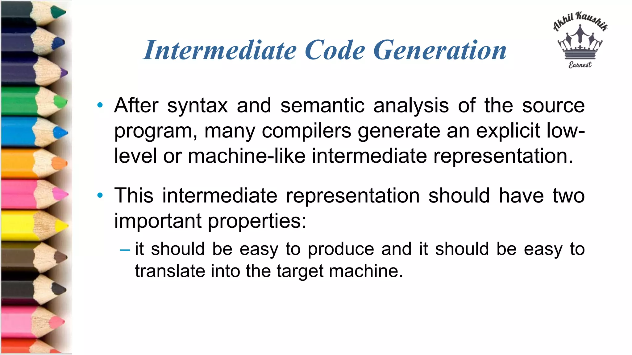 Phases of compiler | PPTX