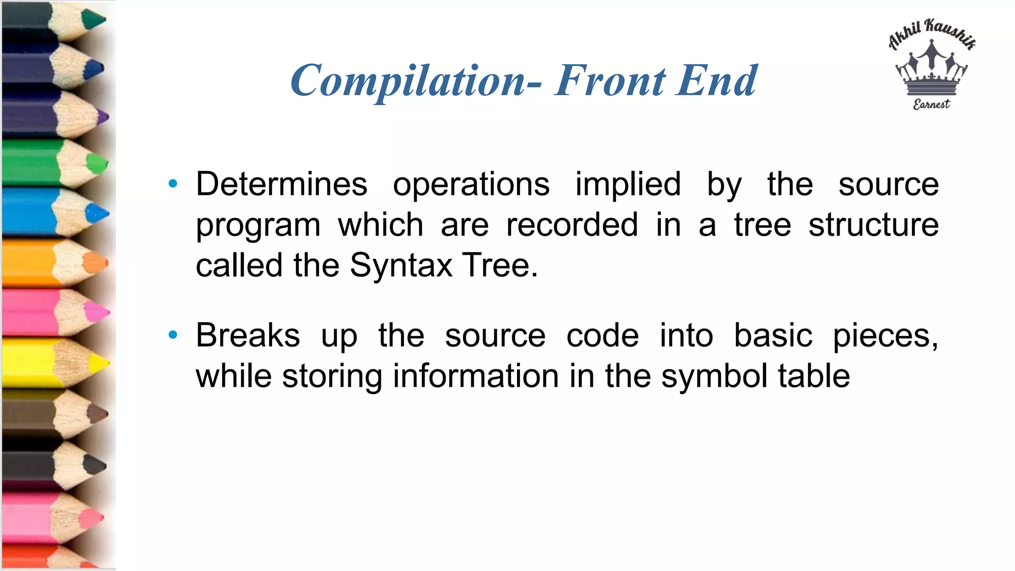 Phases of compiler | PPTX