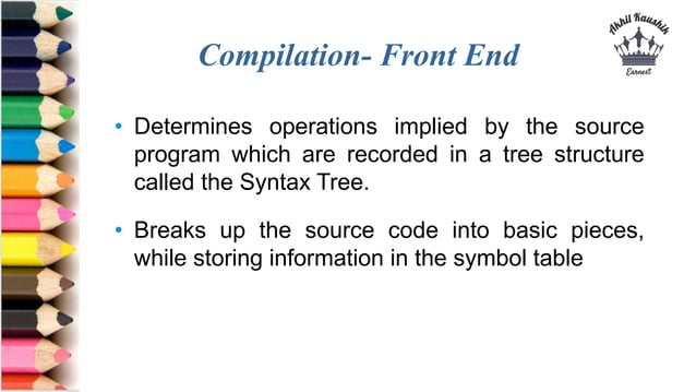 Phases of compiler | PPTX