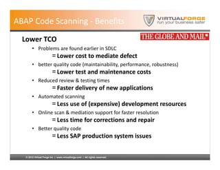 Case Study: ABAP Development Life Cycle and Governance at THE GLOBE AND ...