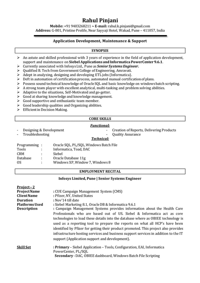 Rahul Resume | DOCX