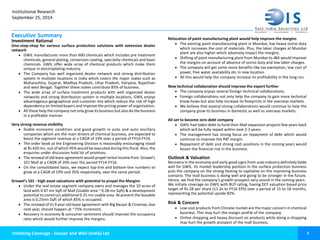 EISEC - Grauer and Weil (India) Ltd - IC | PDF