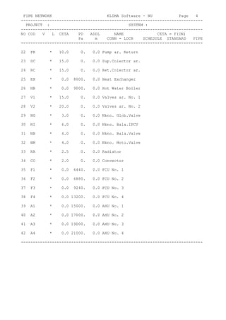 KLIMA Software - Some DEMO Results Outputs in ENGLISH Language | PDF