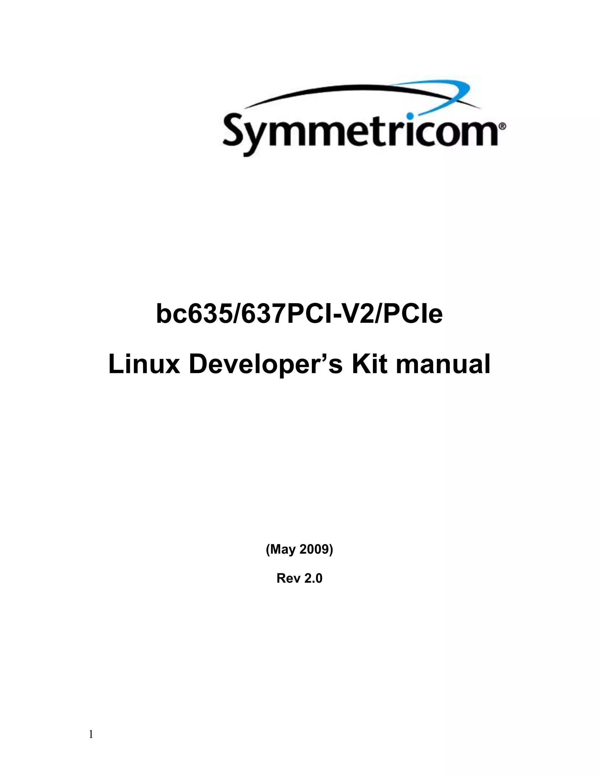 CM_SME revised bc635_637PCI_V2_Linux_SDK | PDF