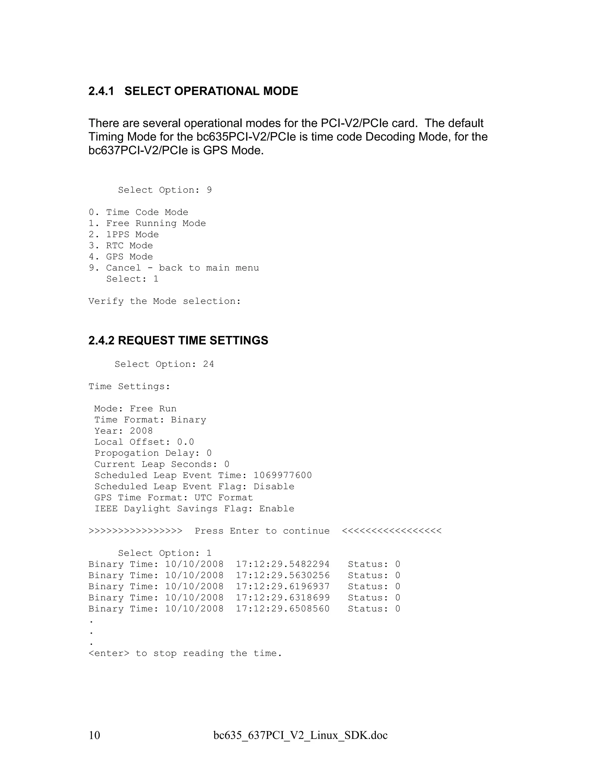 CM_SME revised bc635_637PCI_V2_Linux_SDK | PDF