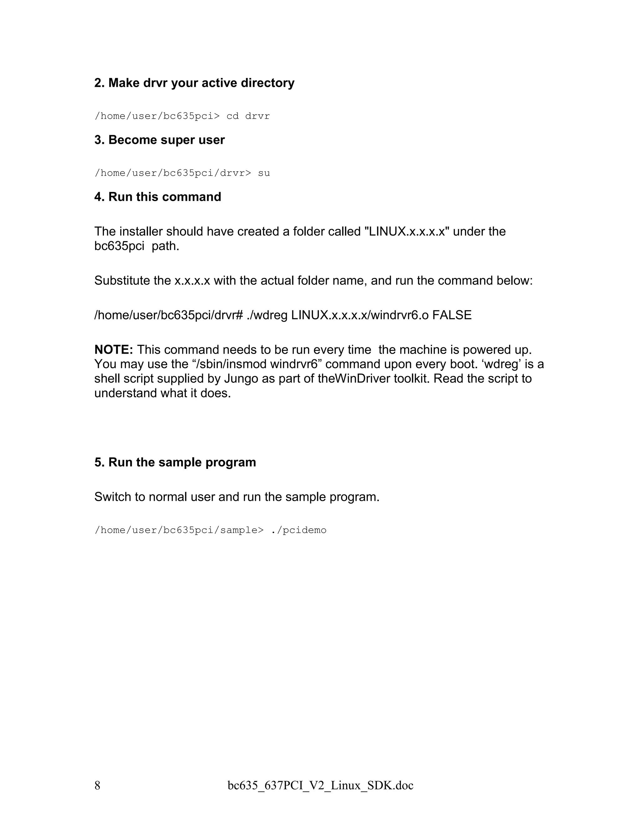 CM_SME revised bc635_637PCI_V2_Linux_SDK | PDF
