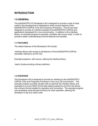 CM_SME revised bc635_637PCI_V2_Linux_SDK | PDF