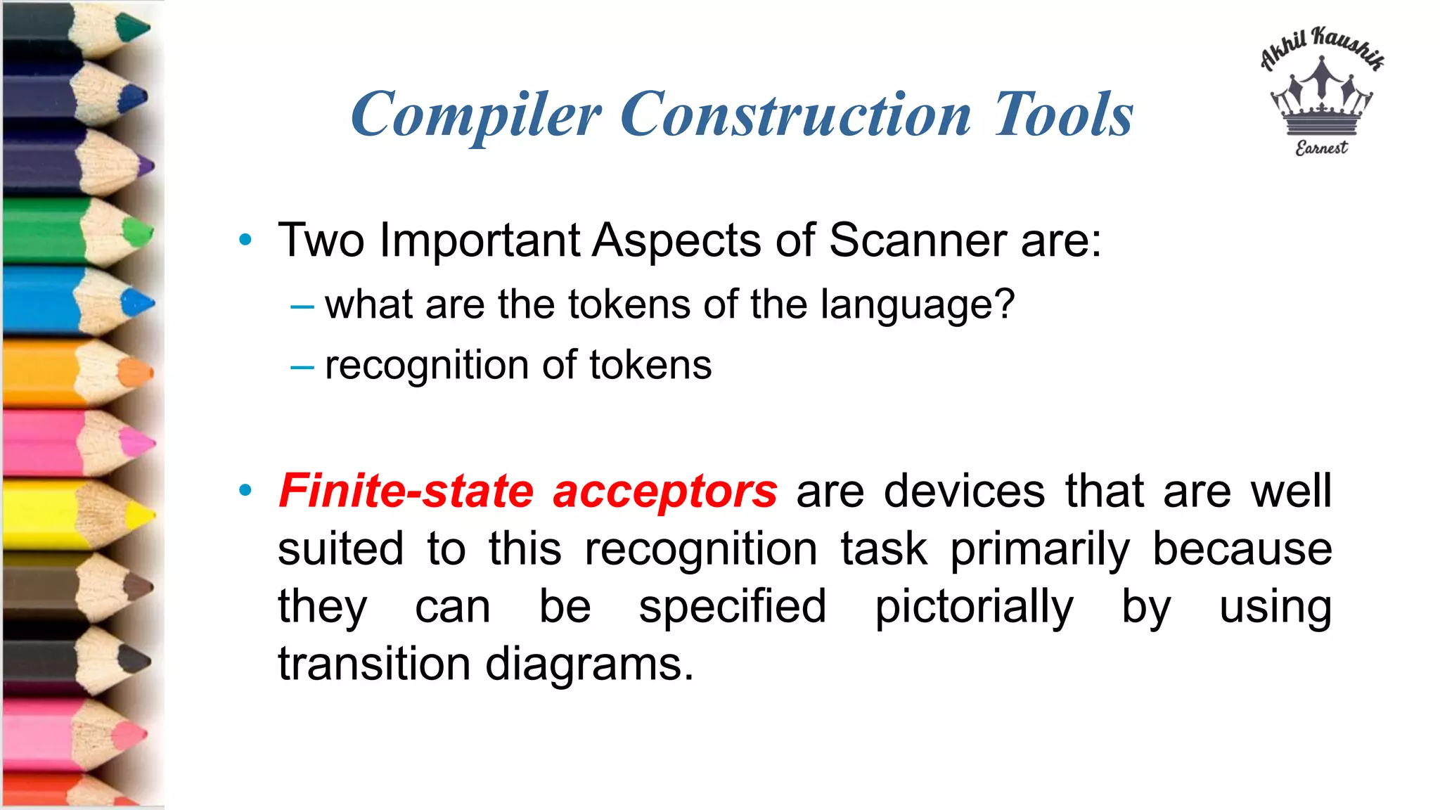 Compiler construction tools | PPTX