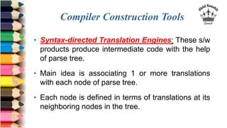 Compiler construction tools | PPTX