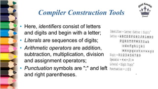 Compiler construction tools | PPTX