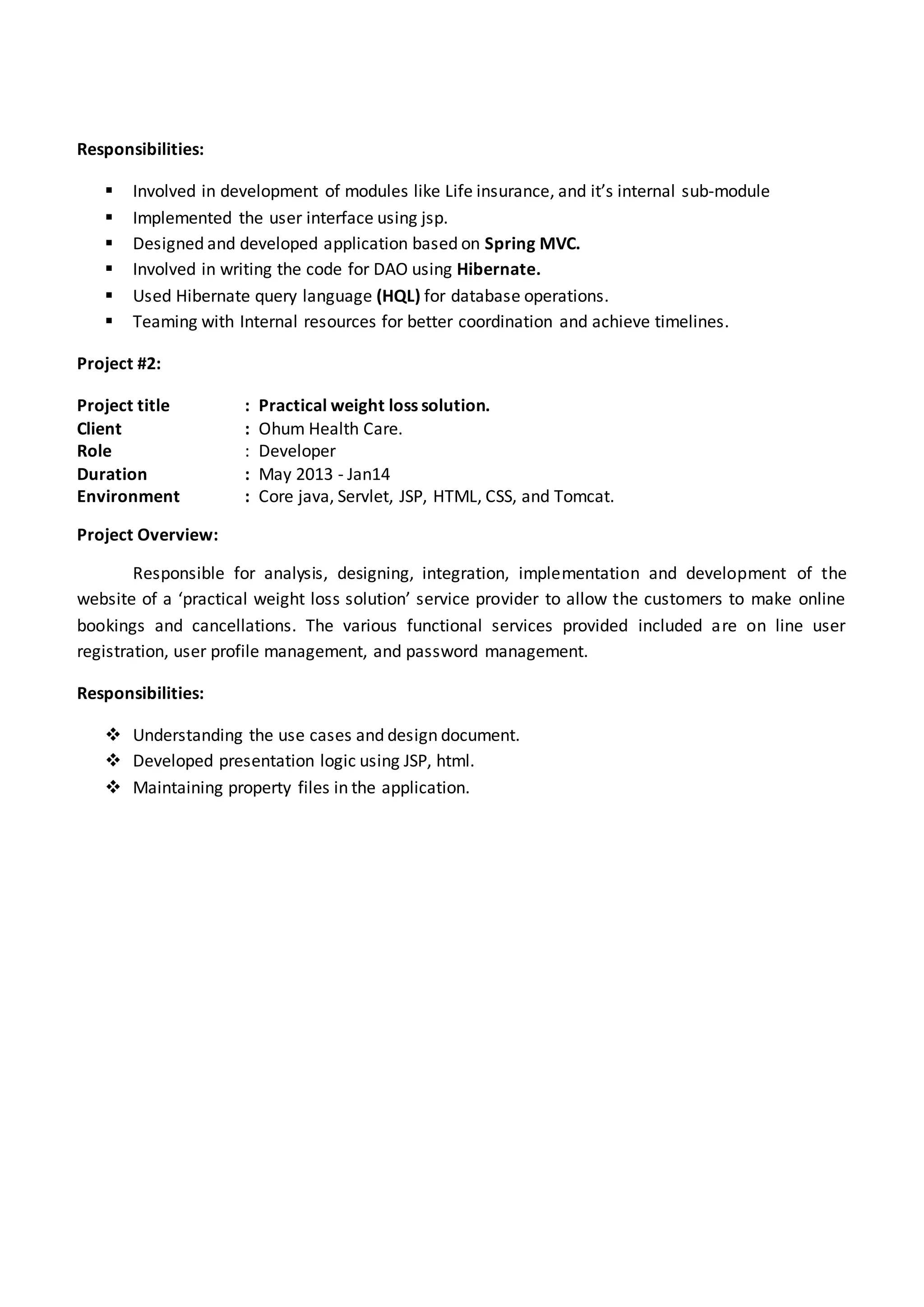 srinu_java | DOCX | Web Development | Internet