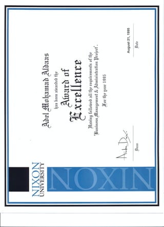 MBA Certificate | PDF