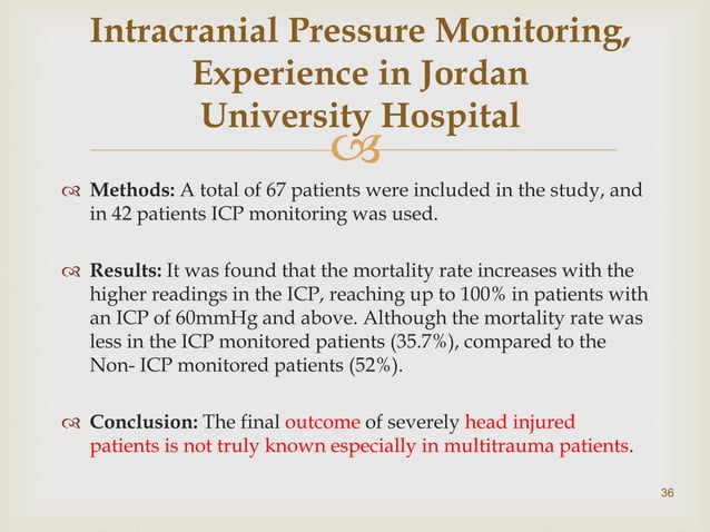 Increased intracranial pressure | PPTX | Death, Injury, or Military ...