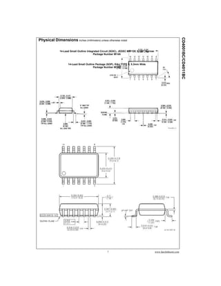 Datasheet of cmos CD4001 with explanation about chipset | PDF