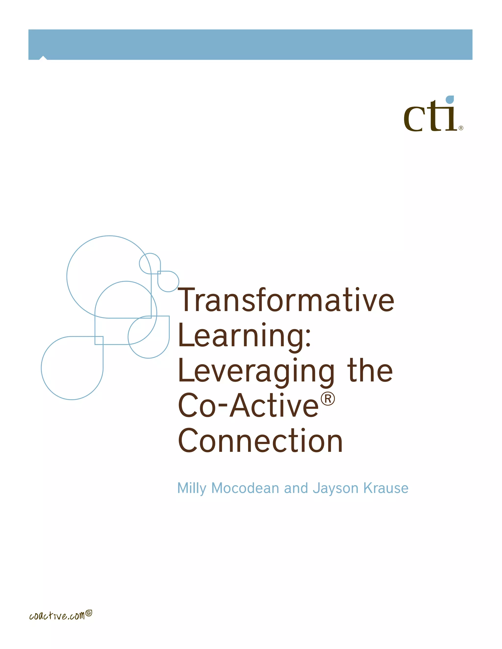 051016 Transformative Learning | PDF
